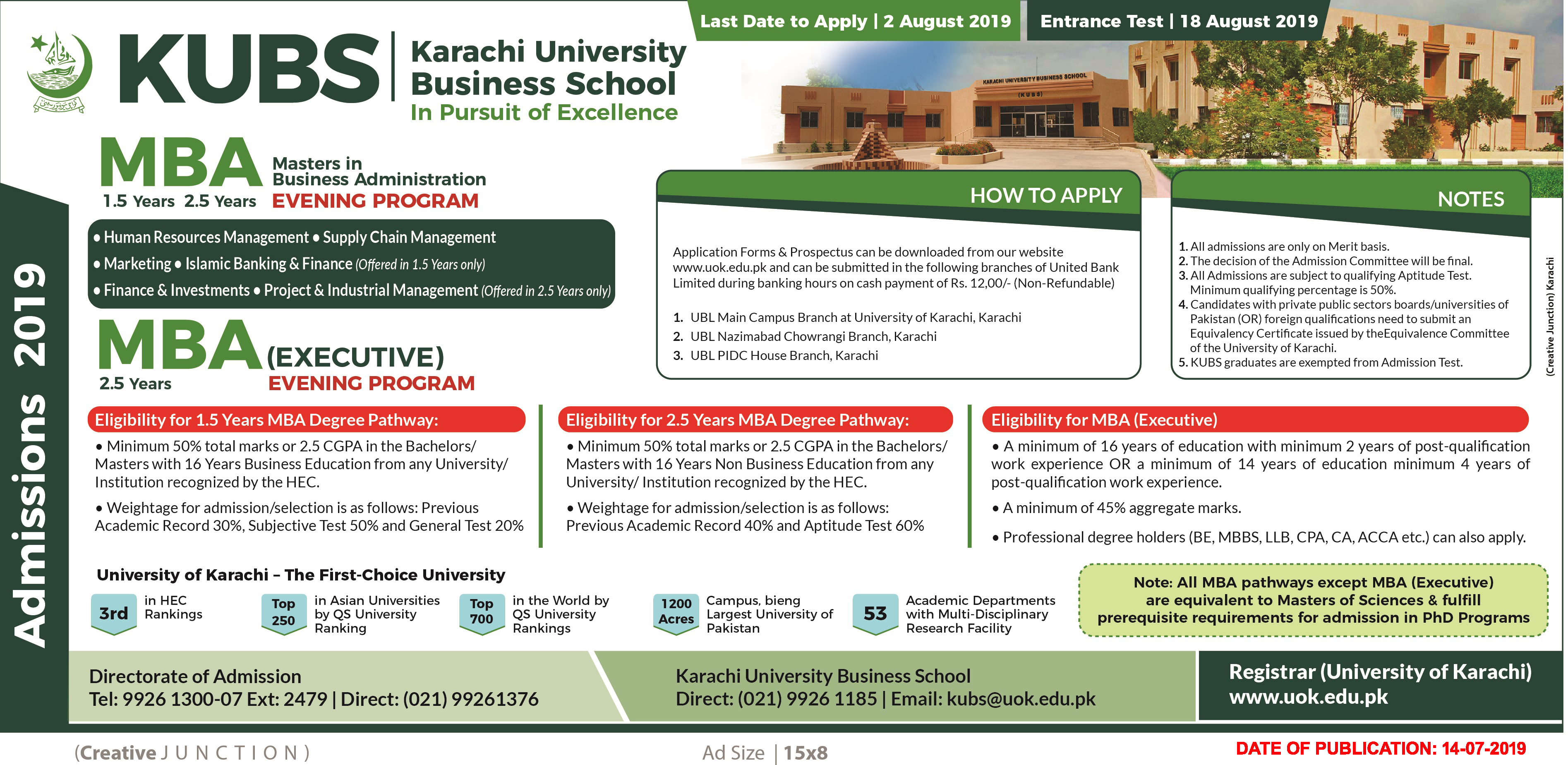 University of Karachi Admissions 2025 uok Online University of Karachi Admissions 2025 uok Online