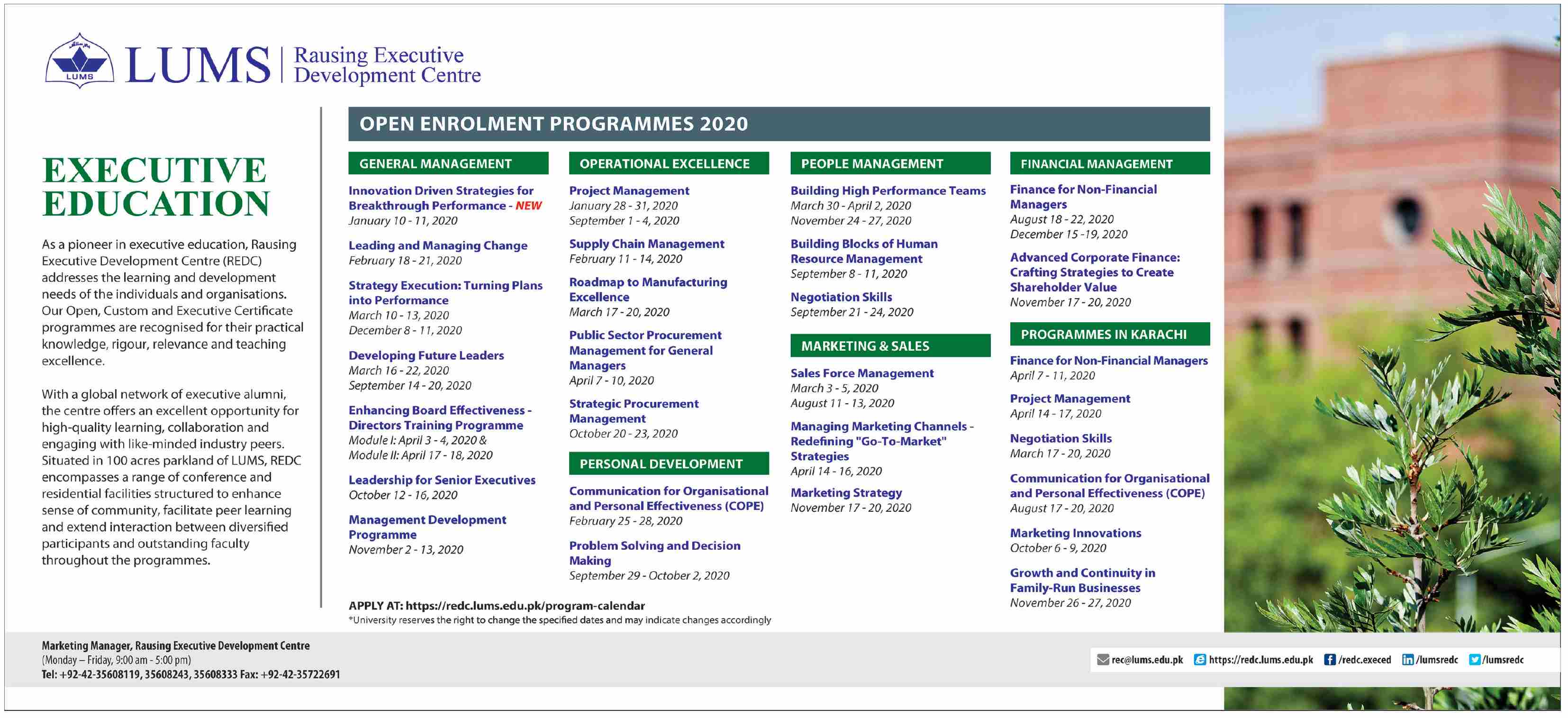 LUMS Open Enrollment Program admissions 2020 Result.pk