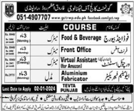 Govt College Of Technology Gct Admission 2025 Faisalabad Gujranwala ...
