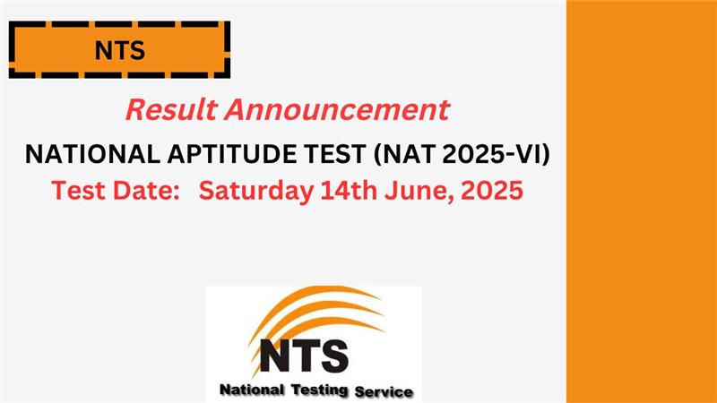 NTS NAT Test Result 2025 | Check NTS NAT Test Result 2025 Online Result.pk