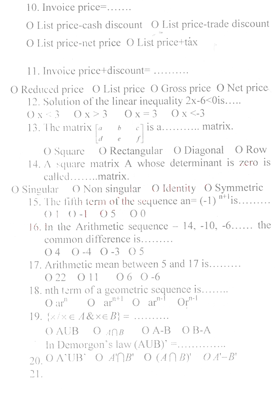 BISE DI Khan Board Past Papers 2026 Inter Part 1 2, FA, HSSC, FSC ...