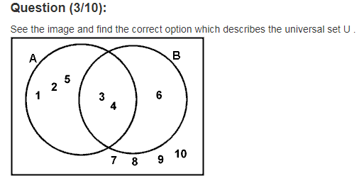 Sets Chapter 1 Math 7th Class MCQ Test Preparation Punjab